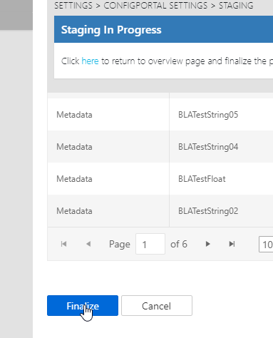 Merging and Finalization [C OG]